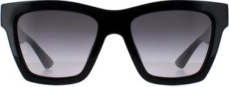 Gucci Square Womens Schwarz Grau Gradient GG1714S