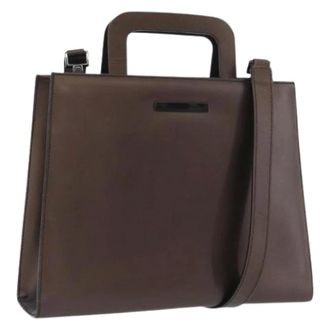 Gucci Sac &agrave; main vintage Pre-owned - Femme - Pre-owned - Brun - Taille: ONE Size