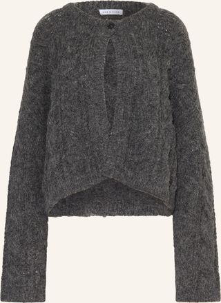 Mrs & Hugs Mrs & Hugs Strickjacke Mit Alpaka grau
