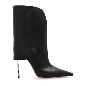 Casadei Blade Leder Stiefeletten mit Absatz - - Shoes - Damen - Schwarzk - 35 1/2 EU