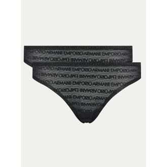 Emporio Armani String-Set 163333 3F204 00020 Schwarz