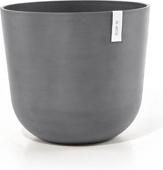 Ecopots Oslo Blumentopf - Modernes Design aus recyceltem Kunststoff für drinnen und draußen, langlebig