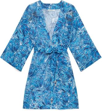 Maliparmi Maliparmi, Femme, Blouses et Chemises, Bleu, Taille: 40 FR Sweet Butterfly Dress