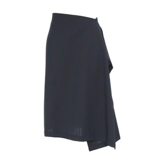 ottod'Ame Eleganter Gestreifter Midi-Rock - - Skirts - Damen - Schwarzk - XS