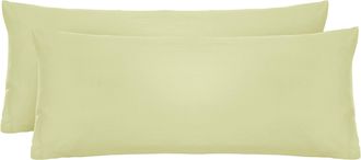 Biberna Feinjersey Kopfkissenbezug 0077144 2X 40x80 cm pistaziengrün