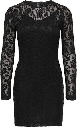 Only O-Neck Dress Robe Onlblaise L/S &agrave; col Rond JRS, Noir, XL Femmes