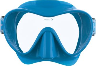 Cressi F1 Rahmenlose Tauchermaske - Taucherbrille Erwachsene zum Schnorcheln - Einzelscheibe Glas - Mikroschnallen - Dicht beim Tauchen - Unisex Schnorchelma