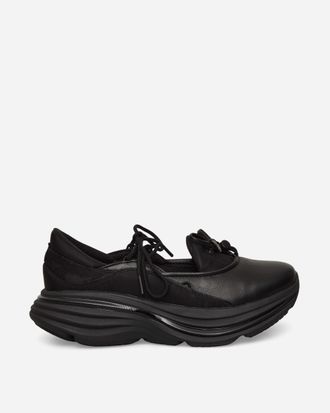 Hoka One One Bondi Mary Jane Sneakers Black / Black