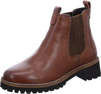 Ara Femme Kent Bottine Chelsea, Cognac, 36.5 EU Étroit