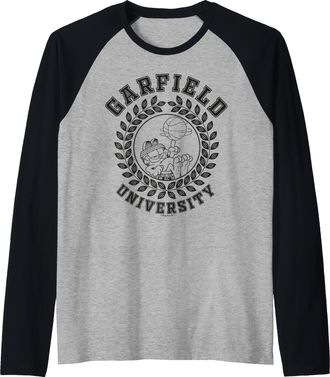 Garfield Pose, Meister der College-Basketballmannschaft, Retro-Stil Raglan