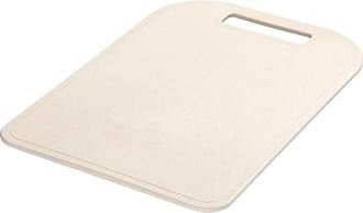 Gastromax GastroMax Schneidebrett 30x20,5 cm BIO | Beige | Kunststoff-Schneidebrett mit Griff | Schneiden von Gemüse, Obst, Fleisch und Käse | Lebensmittelsiche