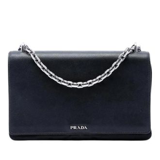 Prada Pre-owned Saffiano Umh&auml;ngetasche - - Pre-owned - Damen - Schwarzk - ONE SIZE