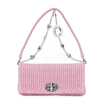 Miu Miu Crossbody Bags - Crystal Cloque - Gr. unisize - in Rosa - f&uuml;r Damen