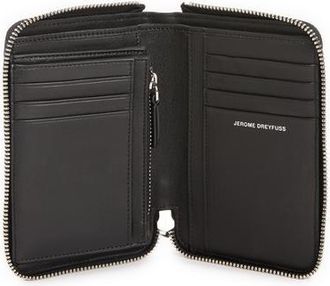 Jerome Dreyfuss Portefeuille Julien en cuir de chèvre