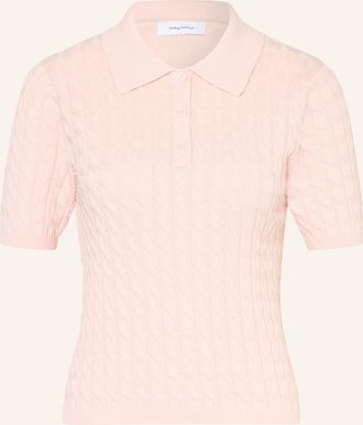 Darling Harbour Darling Harbour Strick-Poloshirt rosa
