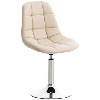 Clp Chaise matelass&eacute;e avec tabourets de conception de jambes en acier matelass&eacute; diff&eacute;rentes couleurs colore : Cr&egrave;me