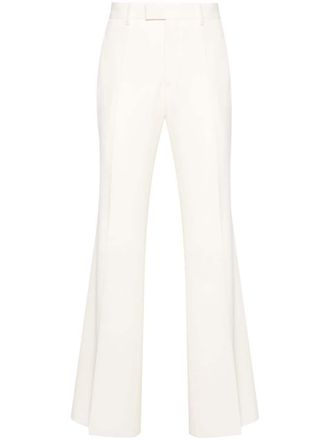 Off-white pantalon de costume &agrave; pinces - Blanc