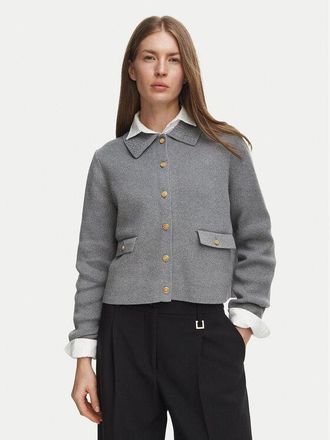 Tommy Hilfiger Strickjacke WW0WW51426 Grau Regular Fit