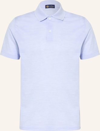 Paul & Shark Paul & Shark Piqu&eacute;-Poloshirt Mit Seide blau