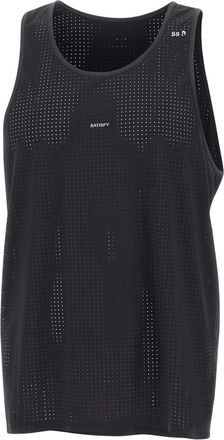 SATISFY Satisfy, Homme, Tops, Noir, Taille: M Space-O Singlet