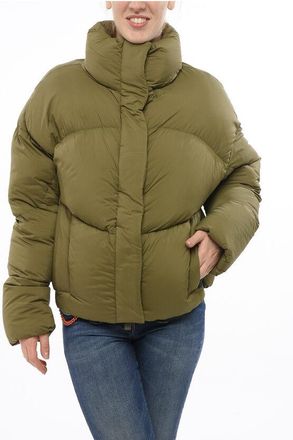 Bacon Hoodless NEW ORDER Down Jacket with Hidden Closure Größe Xs