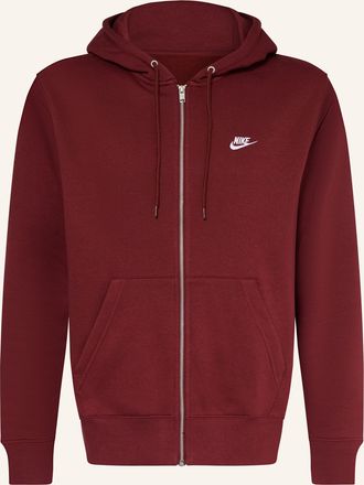 Nike Sweatjacke Club rot