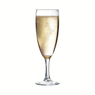 Arcoroc Collection Elegance - 6 fl&ucirc;tes &agrave; champagne 17 cl en verre - Usage professionnel - Fabrication France - Emballage renforc&eacute;, adapt&eacute; &agrave; la vente en ligne