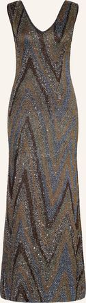 Missoni Abendkleid Mit Pailletten braun