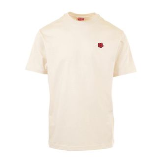 Kenzo Boke Flower T-Shirt mit Stickerei - - Tops - Herren - Beige - M