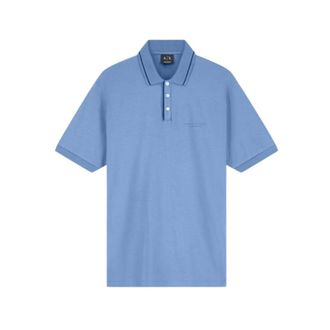 A|X Armani Exchange Polo Regular Fit - - Tops - Herren - Blau - XS
