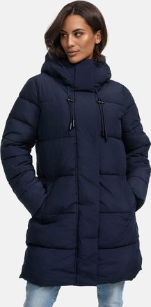 Marikoo Winterjacke MARIKOO Kaituu XVI, Damen, Gr. 4XL, blau (navy), Obermaterial: 100% Polyester; Innenseite: 100% Polyester; Futter: 100% Polyester; Wattier