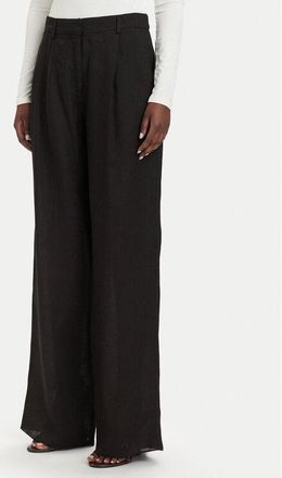 Marella Stoffhose Solista 2613131114 Schwarz Relaxed Fit