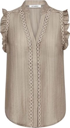 Co'Couture Femme, Tops, Gris, Taille: 38 FR D&eacute;bardeurs