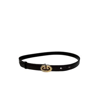 Gucci Pre-owned GG Logo Lederg&uuml;rtel - - Pre-owned - Damen - Schwarzk - ONE SIZE