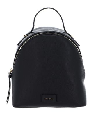 Coccinelle Coccinelle Leder Rucksack Freizeitrucksack Voile Backpack Grained Leather Noir schwarz