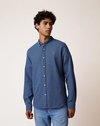 Faguo Chemise denim bleue