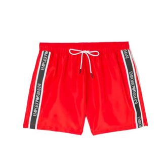Emporio Armani Eagle Line Badebekleidung - - Swimwear - Herren - Rot - S
