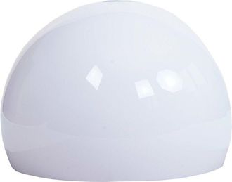 Hhg Lampenschirm 106 für Bogen- und Pendelleuchte, Ersatzschirm, ø 40cm, Kunststoff weiß