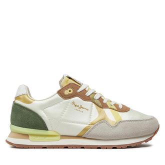 Pepe Jeans London Sneakers Pepe Jeans Brit Print W PLS40010 Weiß