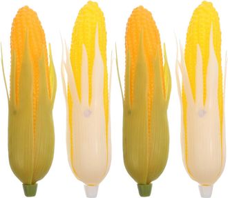 BESPORTBLE K&uuml;nstlicher Gem&uuml;semais Satz 4 St&uuml;cke Lebensechte Dekoration Aus Kunststoff Realistische Maiskolben F&uuml;r K&uuml;che Und Garten Herbst Dekoration Simuliertes 