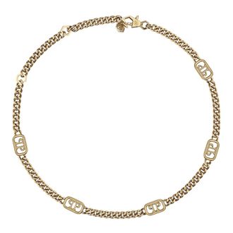 Philipp Plein unisex, Accessoires, Jaune, Taille: ONE Size Lettering Necklace