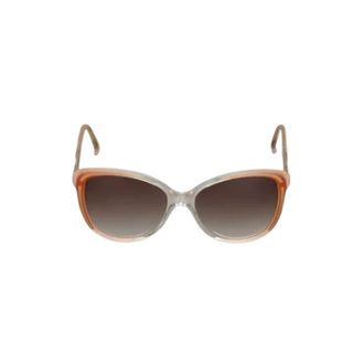 Saint Laurent Pre-owned Acetat sonnenbrillen - - Pre-owned - Damen - Braun - ONE SIZE