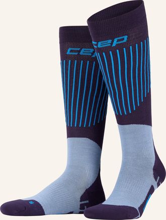 CEP Cep Skisocken Ultralight Compression Light Cushion lila