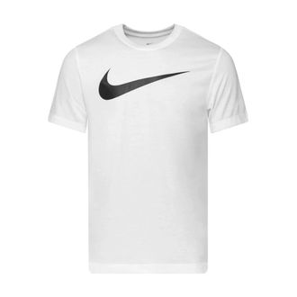 Nike Bedrucktes Kurzarm-Rundhals-T-Shirt - - Sport - Herren - Wei&szlig; - M