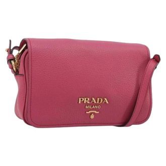 Prada Sac bandouli&egrave;re vintage doccasion - Femme - Pre-owned - Rose - Taille: ONE Size
