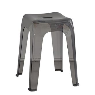 Generic 6Er-Set Transparente Acryl-Esshocker (45,7 cm Hoch), Moderne, Stapelbare Barhocker Aus Durchsichtigem Kunststoff, Runde, R&uuml;ckenlehnenlose St&uuml;hle f&uuml;r K