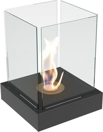 Kratki Kratki - Bioethanolkamin Tischkamin Dekorativ Tango 4 schwarz Kamin Ofen