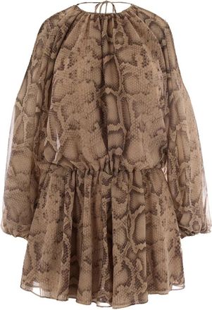 Andamane Femme, Robes, Brun, Taille: 38 FR Robe Courte