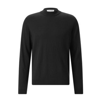 Roberto Collina Rundhals-Pullover aus Merinowolle - - Knitwear - Herren - Schwarzk - 4XL