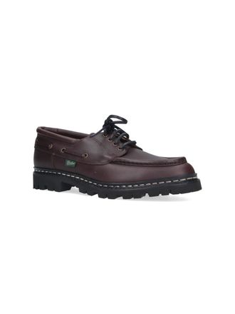 Paraboot Mens Flat Shoes Brown Calf Leather